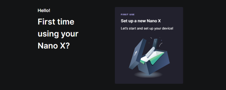 A Complete Guide On How To Set Up A Ledger Nano X
